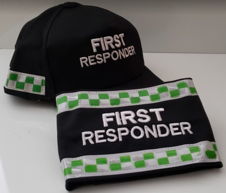 First Responder Hat and Armband Combo